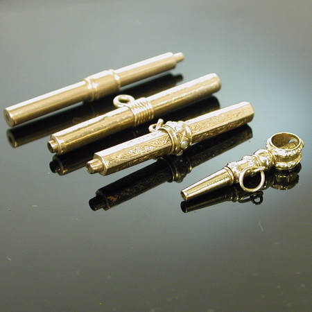 Four golden Victorian watch or fab keys: Description by Adin Antique ...