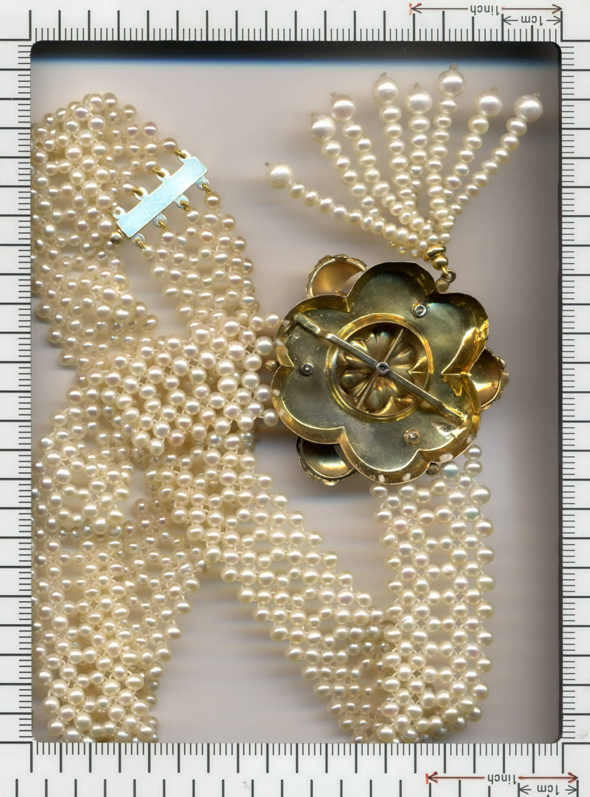 Victorian pearls necklace 18kt gold pendant, Afbeeldingen door Adin ...