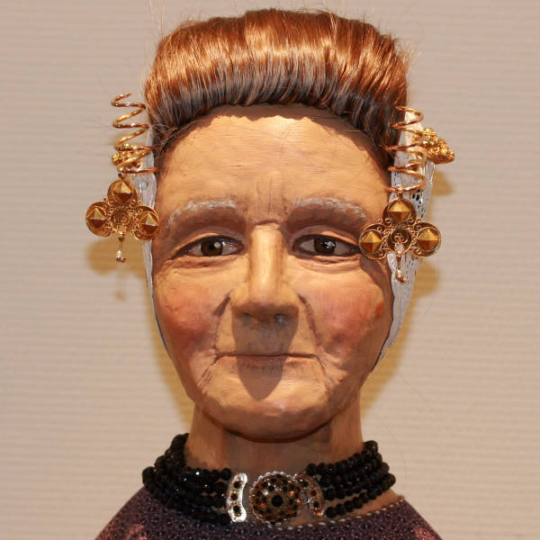 Original region specific antique Dutch head parure from Zeeland ...