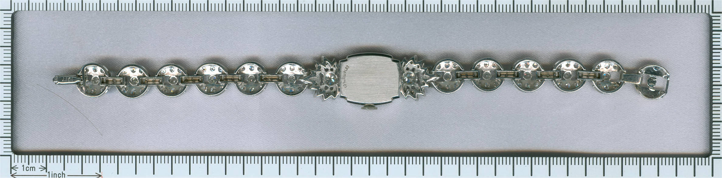 Fabulous Fifties Hamilton diamond and platinum ladies watch ...