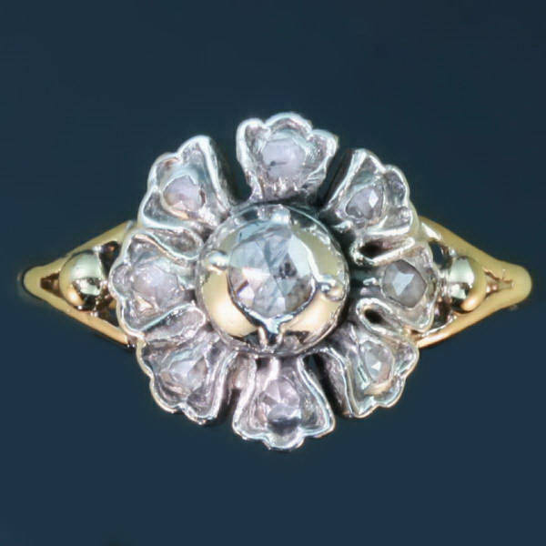 Antique rose cut diamond Victorian ring, Afbeeldingen door Adin Antique ...