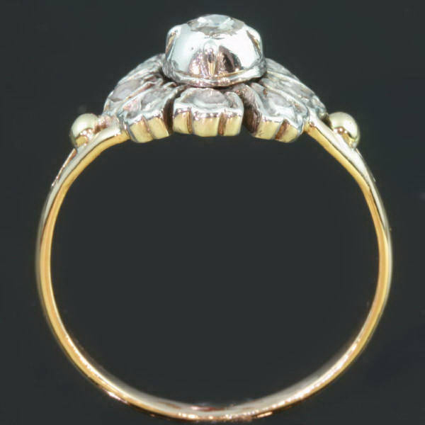 Antique rose cut diamond Victorian ring, Afbeeldingen door Adin Antique ...