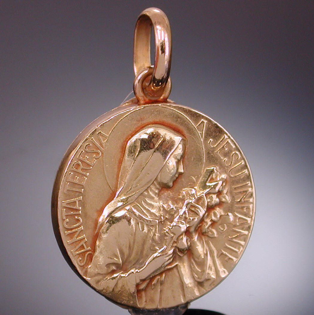 SPECIAL 18K 'SAINT THERESE' LOCKET ca. 1934: Description by Adin ...